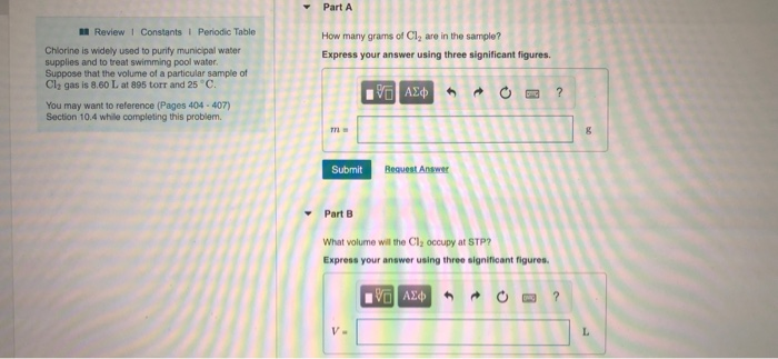 Solved Part A l Review1 Constants I Periodic Table How | Chegg.com Solved Part A l Review1 Constants I Periodic Table How | Chegg.com