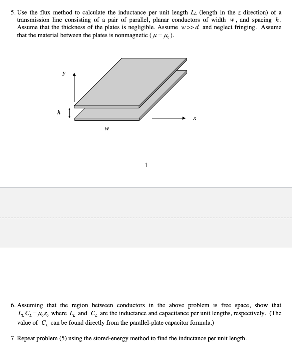 Solved 5. Use the flux method to calculate the inductance | Chegg.com