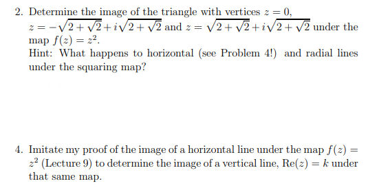 Solved Complex Analysis, please answer all parts, be ﻿sure | Chegg.com