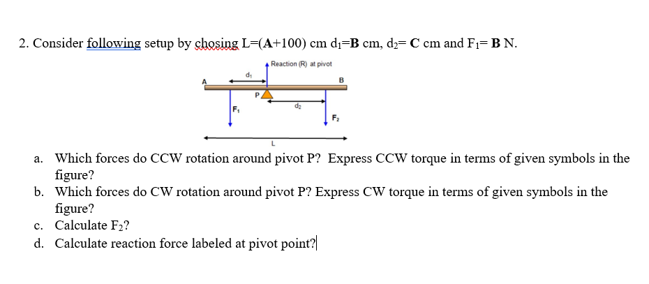 Solved Consider Following Setup By Chosing 7070