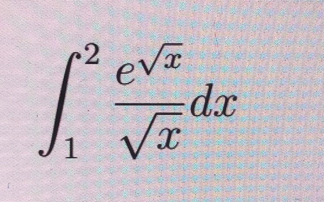 Solved •2 p2 evo -dx Vx 1 | Chegg.com