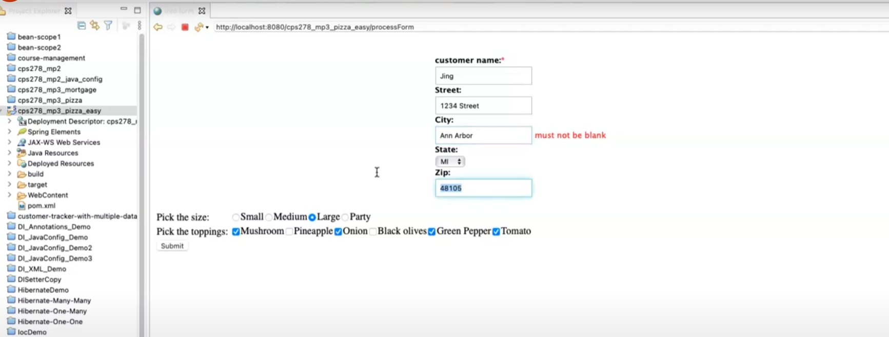 Java/Maven Project Please modify the code below and | Chegg.com