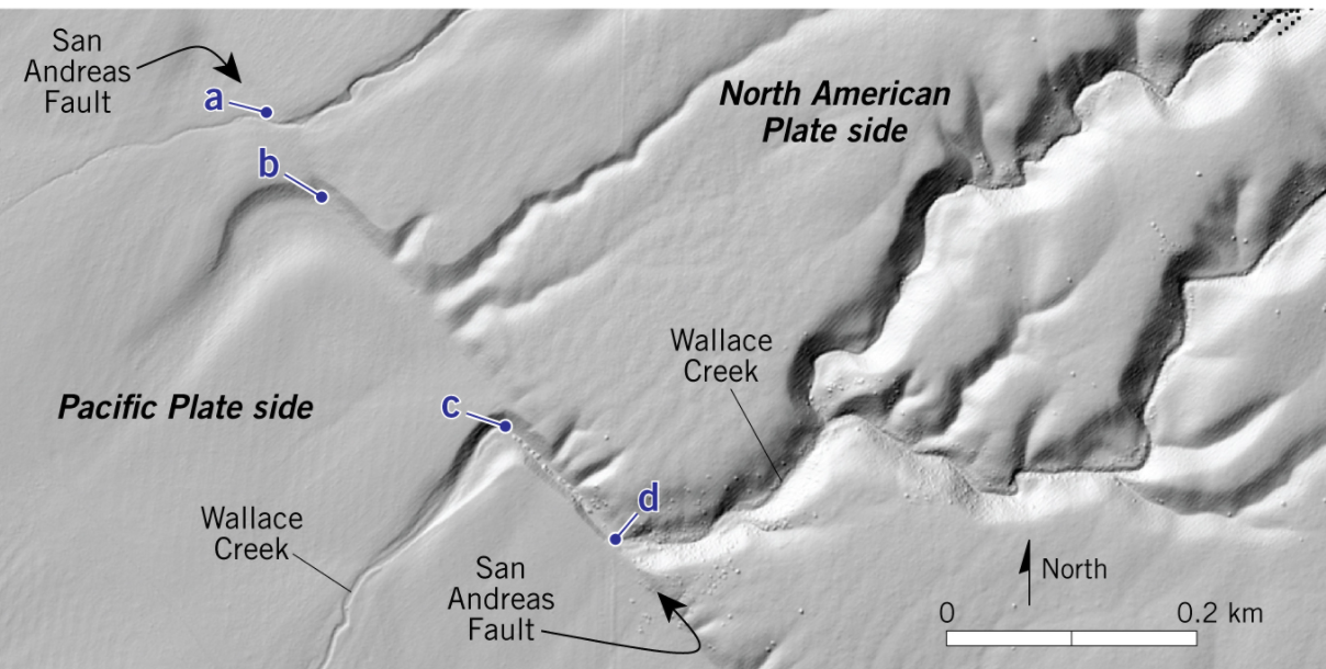 Solved The image below is a digital hillshade map of the | Chegg.com