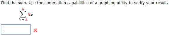 Solved Find the sum. Use the summation capabilities of a | Chegg.com
