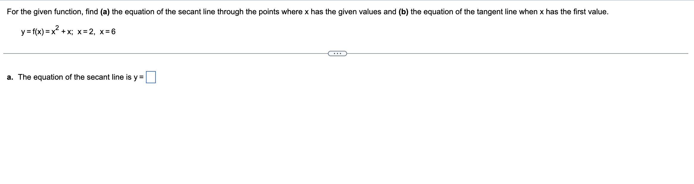 Solved For the given function, find (a) the equation of the | Chegg.com