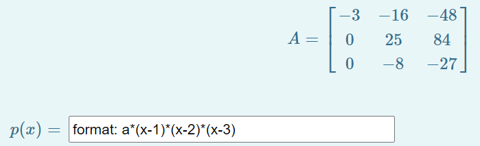 Solved Define the characteristic polynomial of a matrix A as | Chegg.com