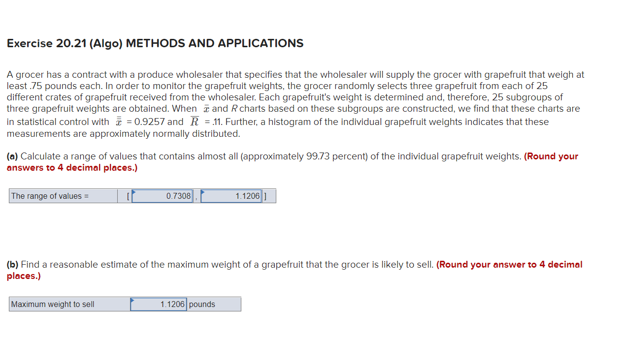Solved Exercise 20.21 (Algo) METHODS AND APPLICATIONS A | Chegg.com