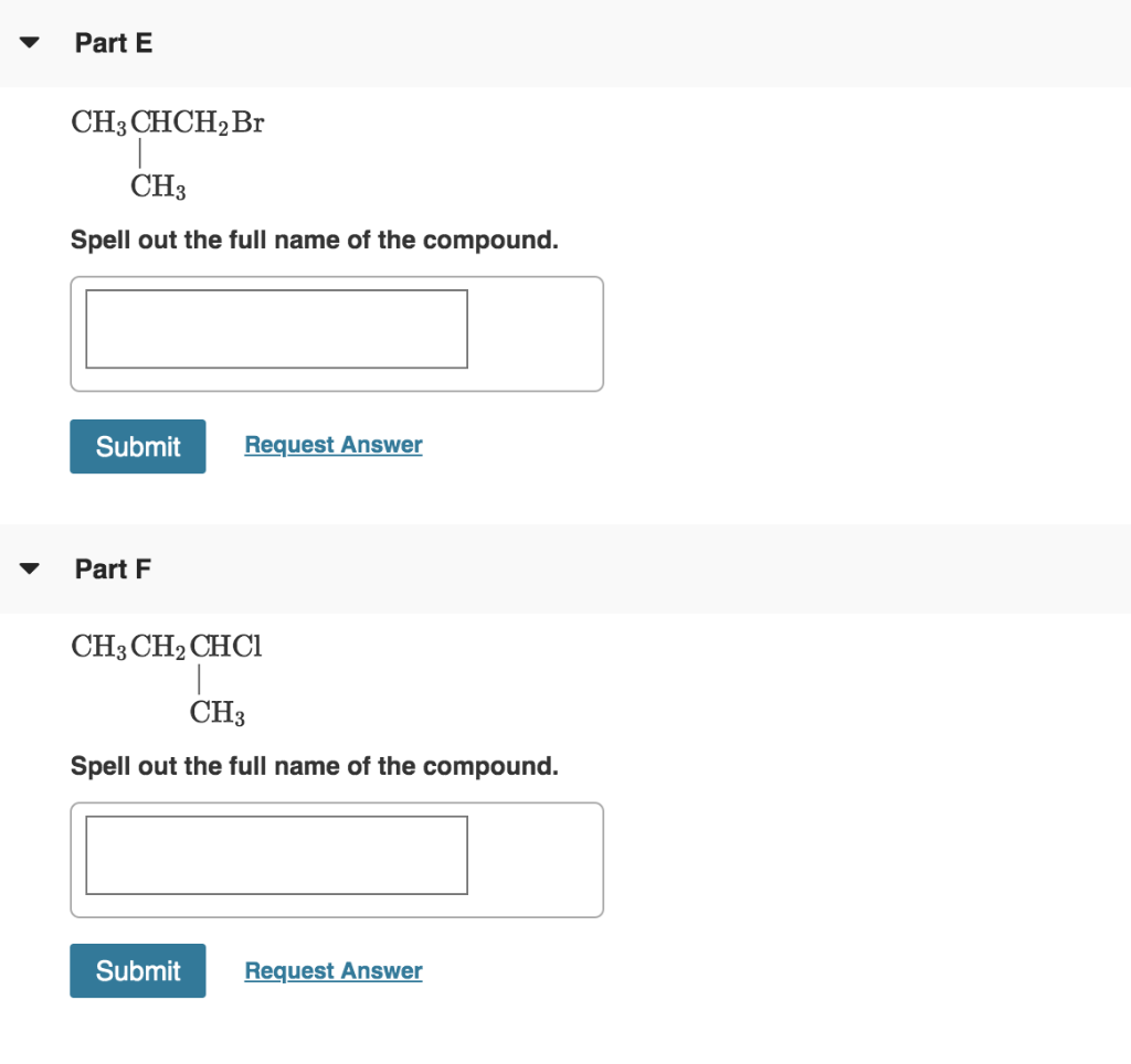 Solved Part C CH3 CH2 CHNH2 CH3 Spell out the full name of | Chegg.com