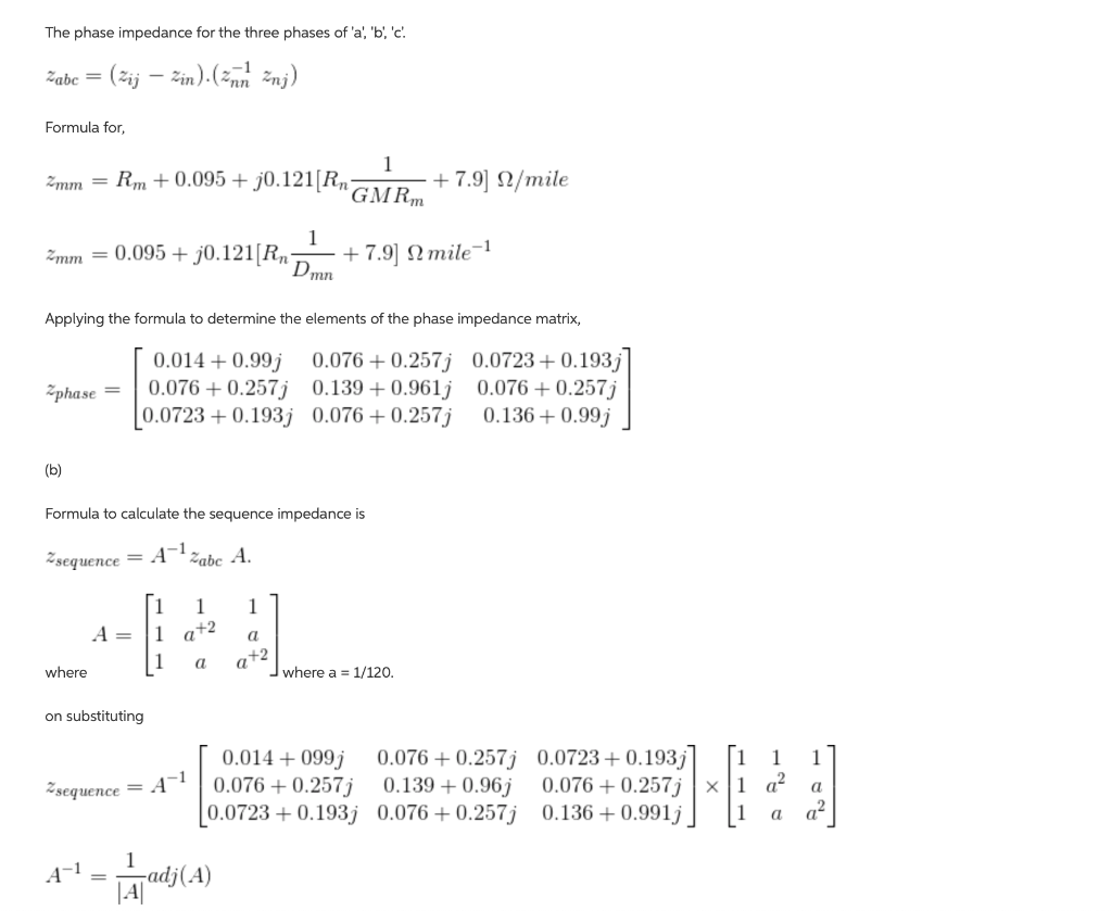 Solved A new 3 phase, 60 Hz transmission line is to be built | Chegg.com
