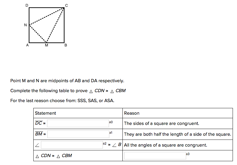 Solved Point M and N are midpoints of AB and DA | Chegg.com