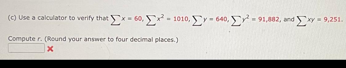 Solved Use a calculator to verify that x = 60, x2 = | Chegg.com