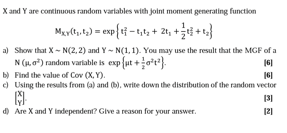 Solved X and Y are continuous random variables with joint | Chegg.com