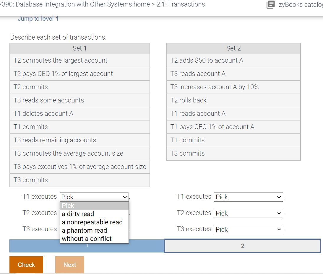 Solved 390: Database Integration with Other Systems home > | Chegg.com