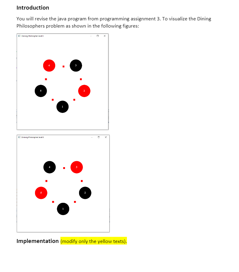 Introduction You will revise the java program from | Chegg.com