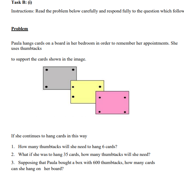 Solved Task B (ii):Instructions: Read the problem below | Chegg.com