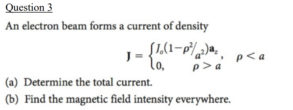 Solved Ouestion 3 An electron beam forms a current of | Chegg.com Solved Ouestion 3 An electron beam forms a current of | Chegg.com