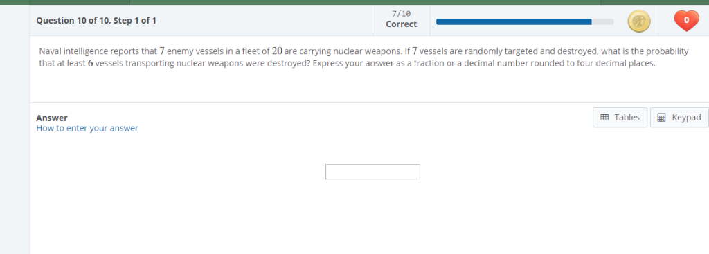 Solved 7/10 Question 10 of 10, Step 1 of 1 Correct Naval | Chegg.com