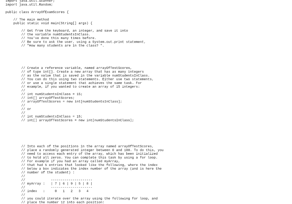 Solved import java.util.Scanner import java.util. Random; | Chegg.com