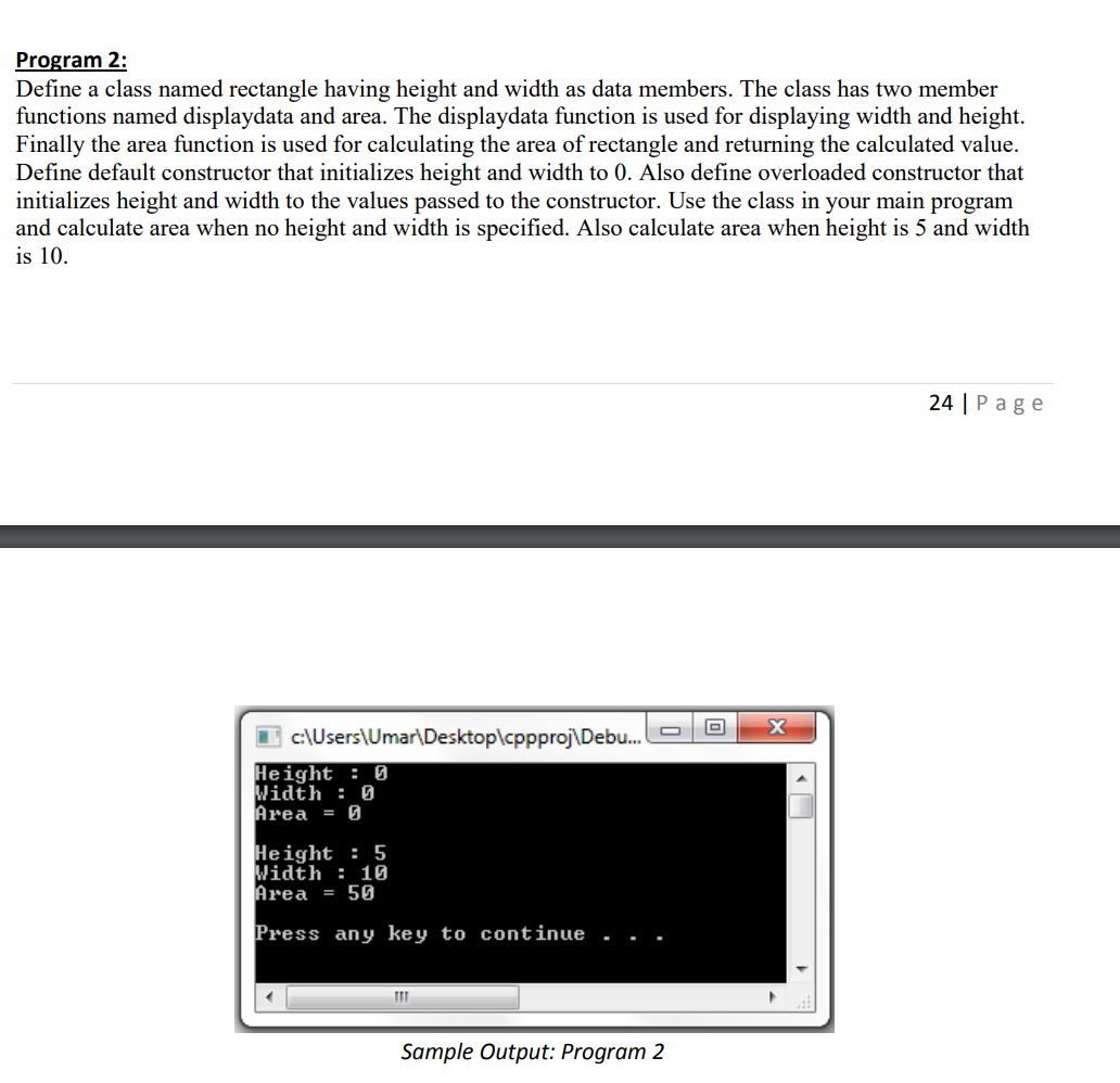 Solved Program 1 Define A Class Named Time Having Hour