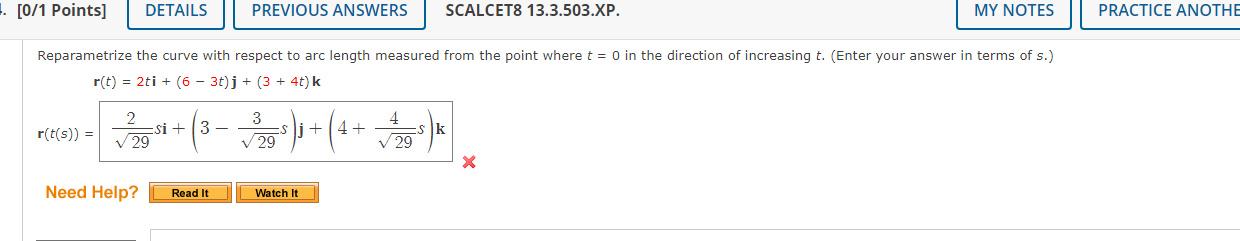Solved 1. [0/1 Points] DETAILS PREVIOUS ANSWERS SCALCET8 | Chegg.com