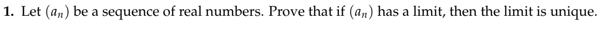 Solved Let (an) ﻿be a sequence of real numbers. Prove that | Chegg.com