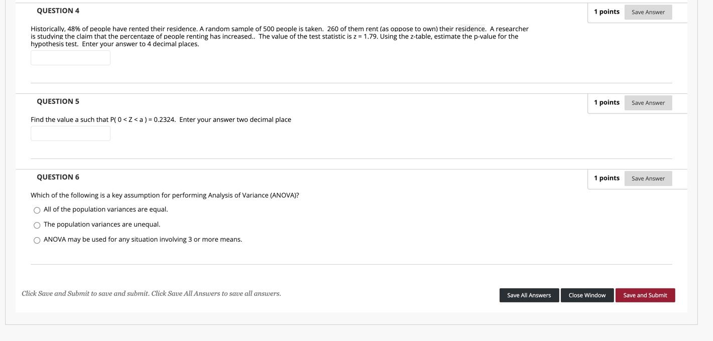 Solved QUESTION 4 1 points Save Answer Historically, 48% of | Chegg.com