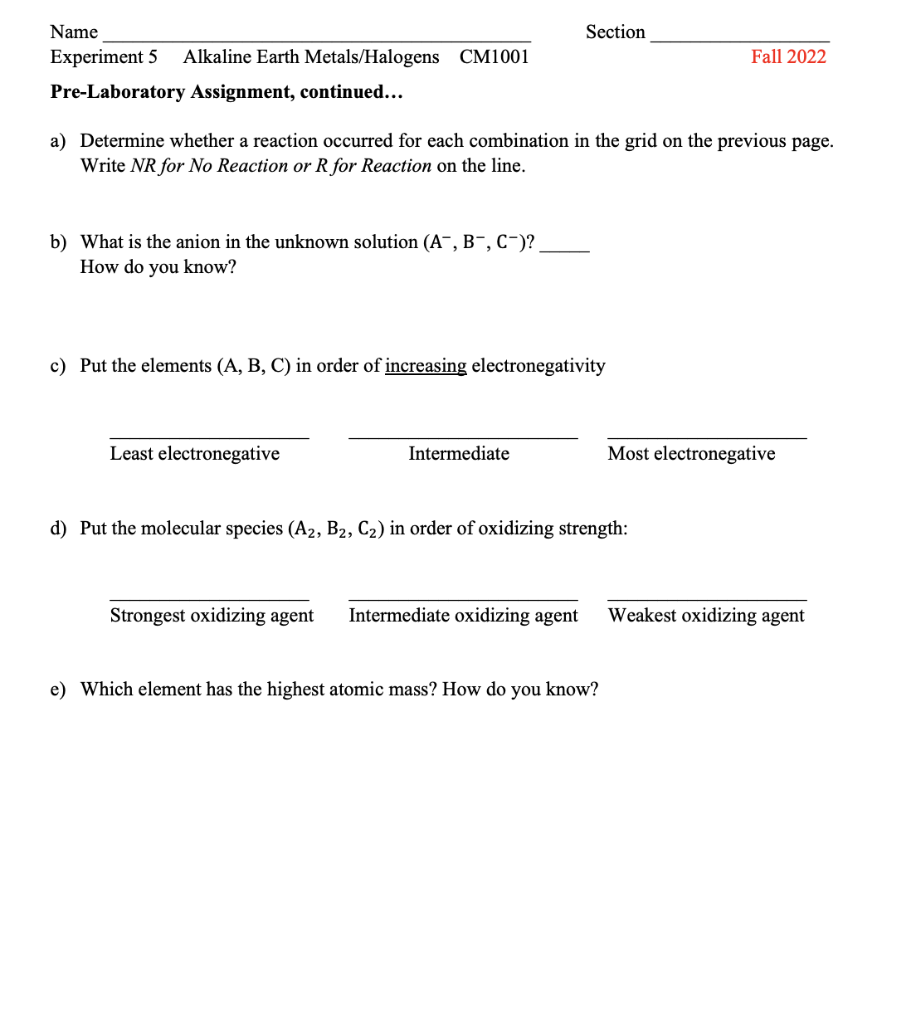 Solved B2,C2 ) have similar colors in aqueous solutions, so | Chegg.com