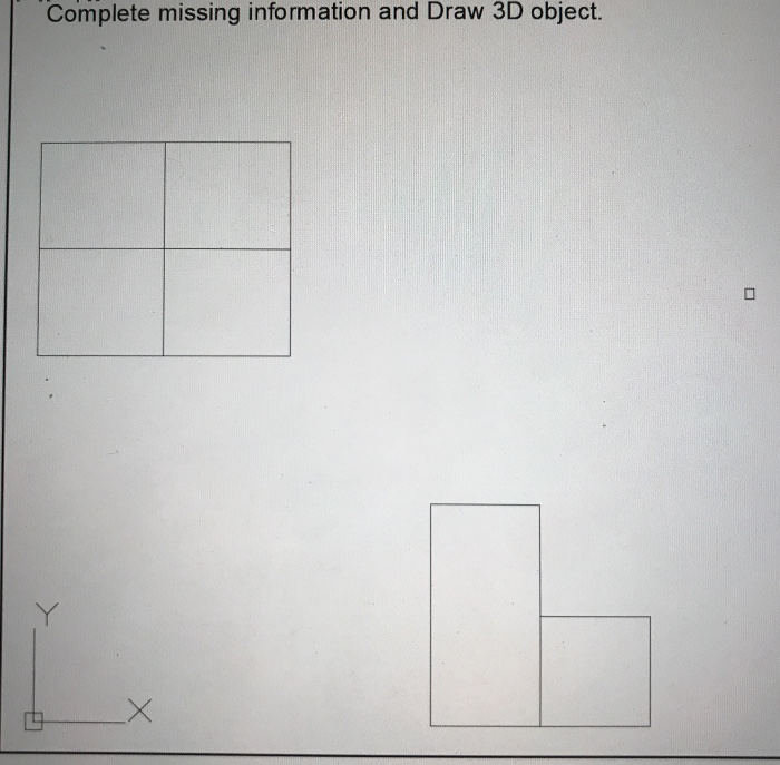 Solved Please draw the front view of this object and the | Chegg.com