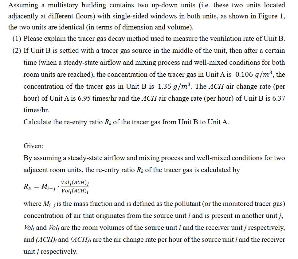 Solved A B Figure 1 Two units (Unit A and Unit B) at | Chegg.com