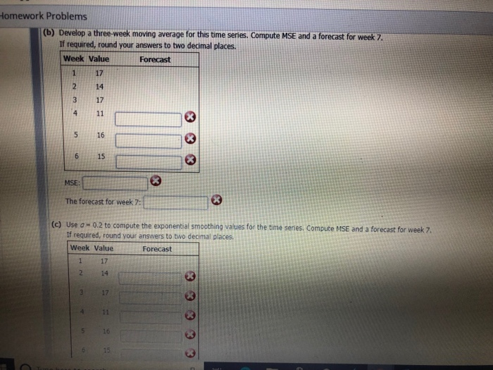 Solved s Problem 08-05 Algo Moving Averages and Exponential | Chegg.com