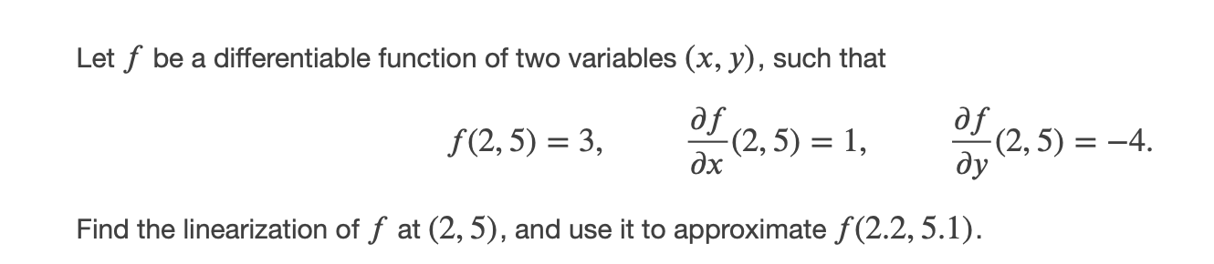 Solved Let f be a differentiable function of two variables | Chegg.com