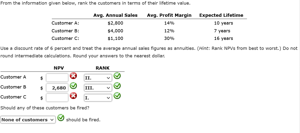 Solved Use a discount rate of 6 percent and treat the | Chegg.com