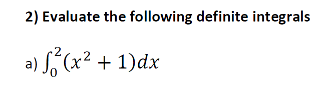 Solved Evaluate the following definite | Chegg.com