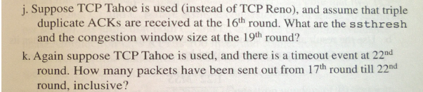 Solved 37. Consider Figure 3.58. Assuming TCP Reno is the | Chegg.com