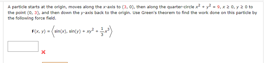 Solved A particle starts at the origin, moves along the | Chegg.com