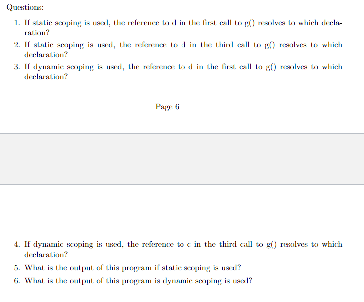 Solved 1 4 5 9 3. [30pt (5pt each)] Static and Dynamic | Chegg.com
