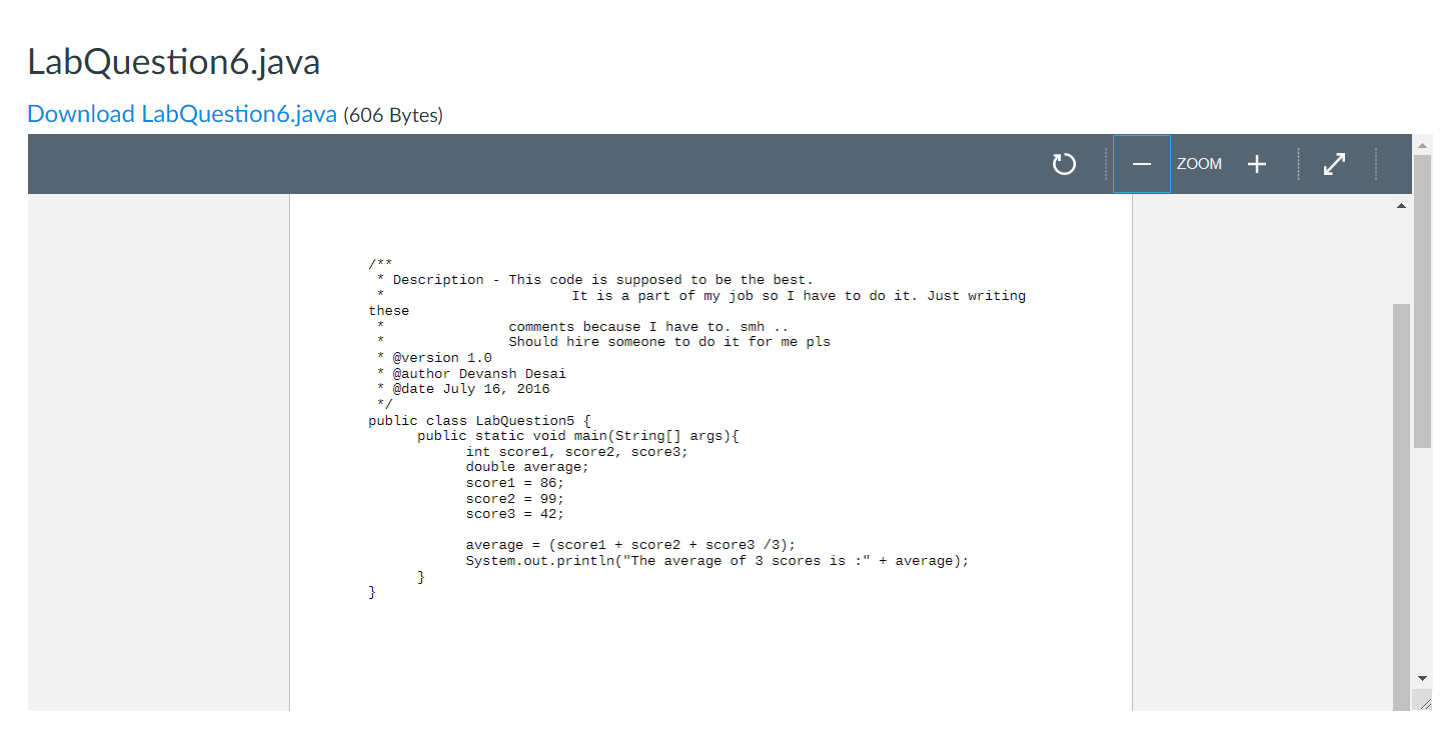 Solved Activity 6 You have been provided a Java class called | Chegg.com