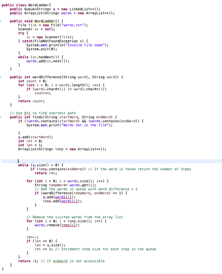 Solved I need help with the second method on my code here in | Chegg.com