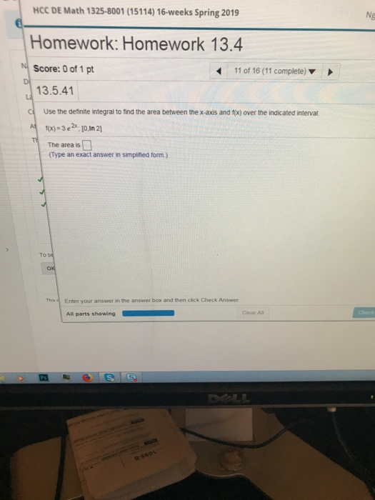 Solved HCC DE Math 1325-8001 (15114) 16-weeks Spring 2019 | Chegg.com