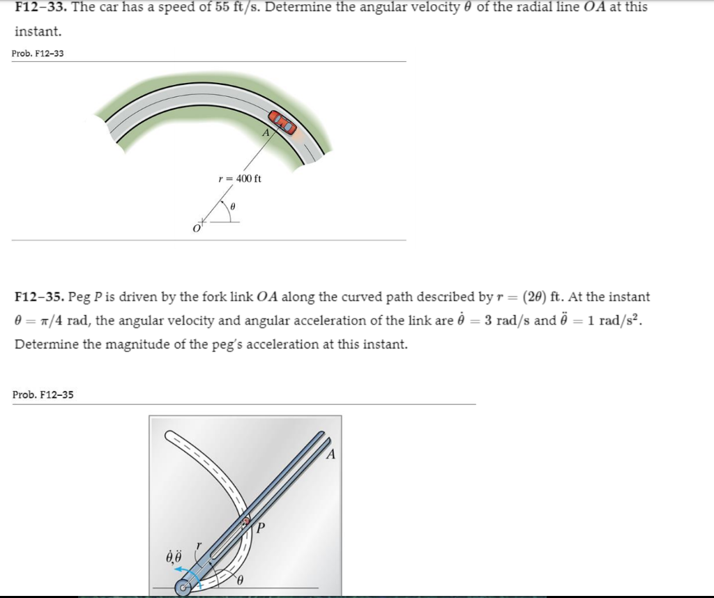 Solved F12-40. Determine the velocity of block A if end B of | Chegg.com