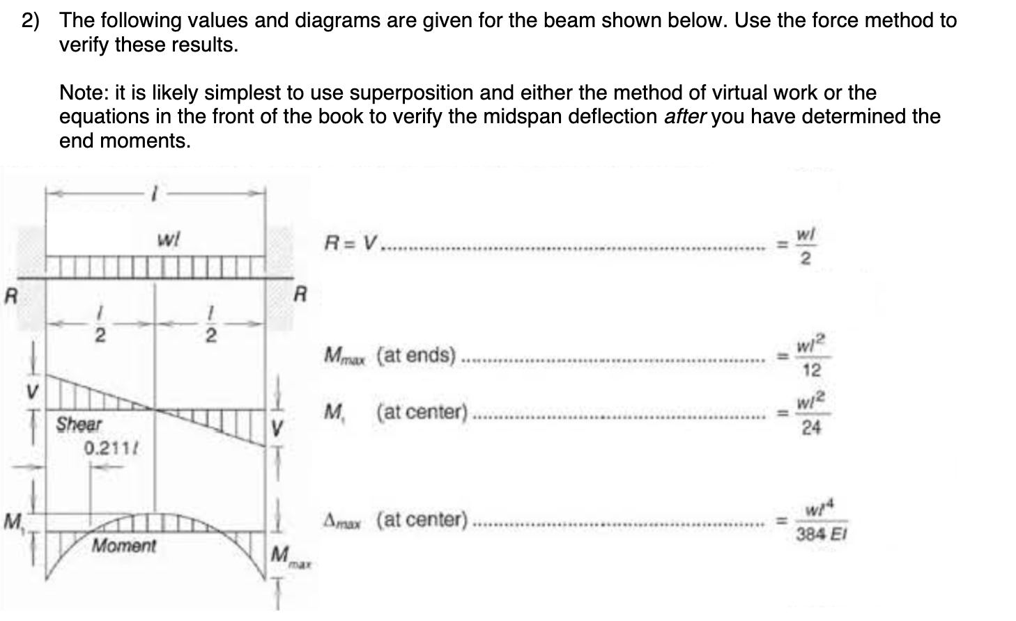 Solved The following values and diagrams are given for the | Chegg.com