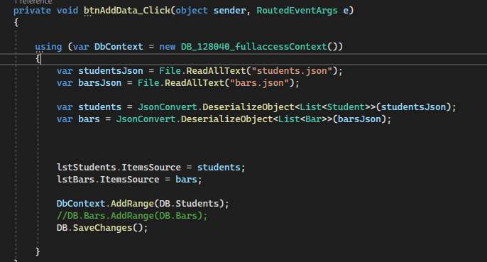 Solved I have this section of c# code that I cannot get to | Chegg.com