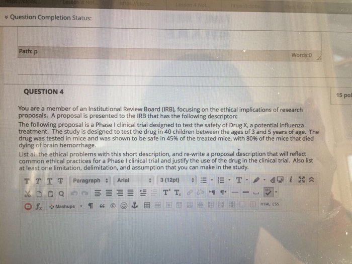 Solved Question Completion Status: Path: p Words:0 QUESTION | Chegg.com