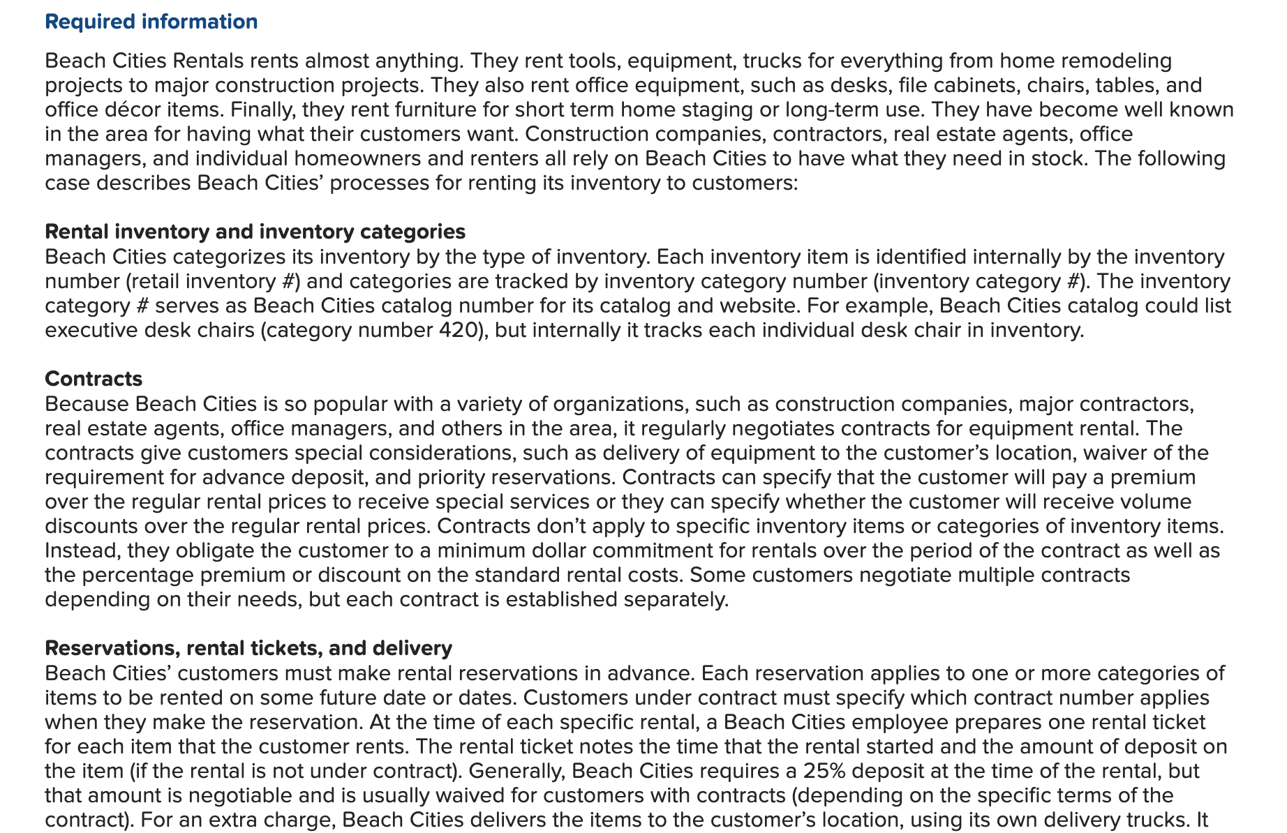 Solved tracks which truck is used for each rental ticket. It | Chegg.com