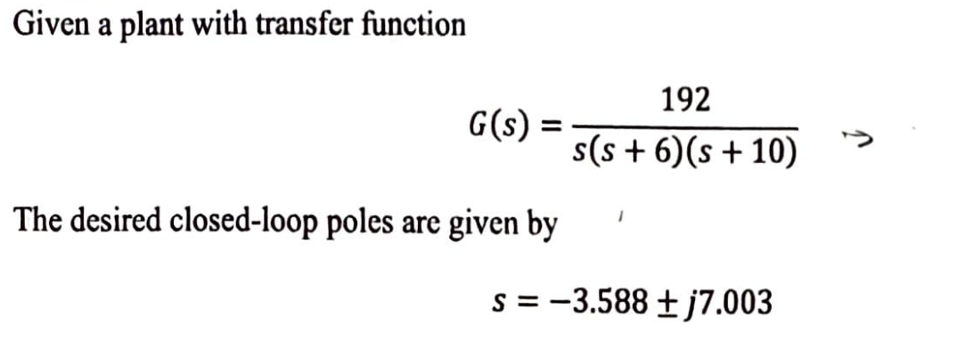 Solved Using the root-locus design technique, design an | Chegg.com