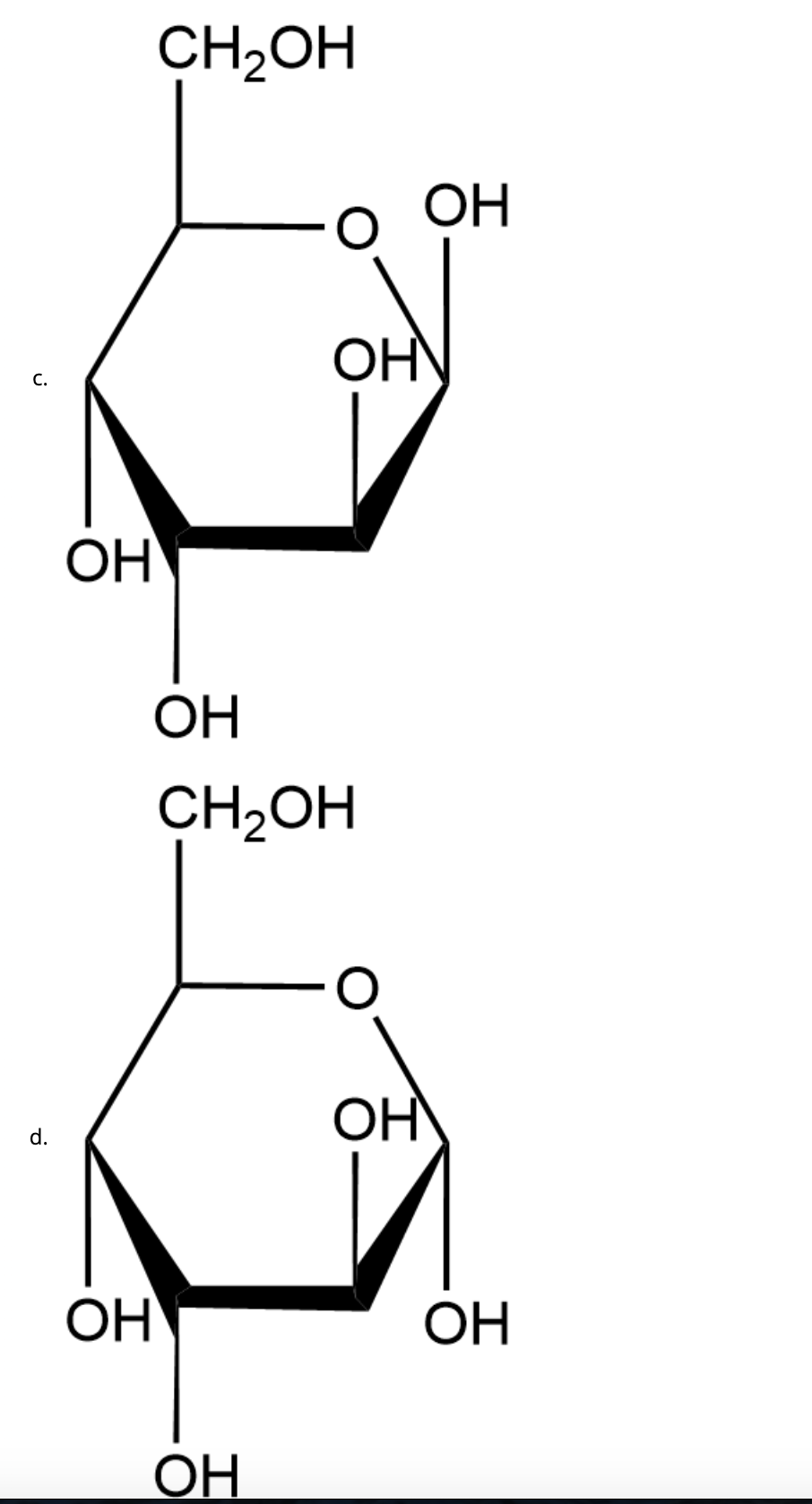 Solved A particular carbohydrate has the following | Chegg.com