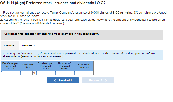 Solved 1. Prepare the Joumal entry to record Tamas Company's | Chegg.com