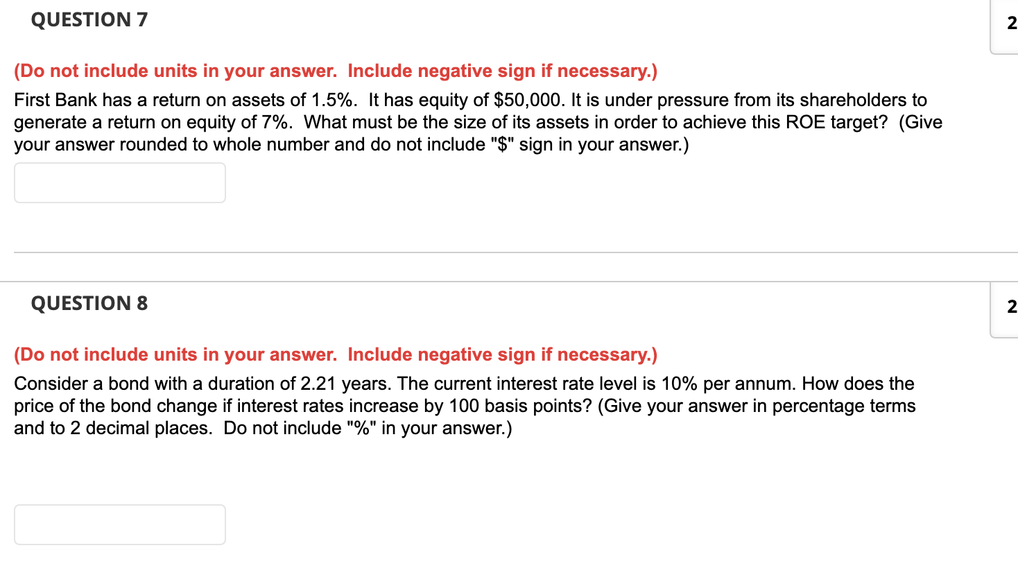 Solved (Do not include units in your answer. Include | Chegg.com