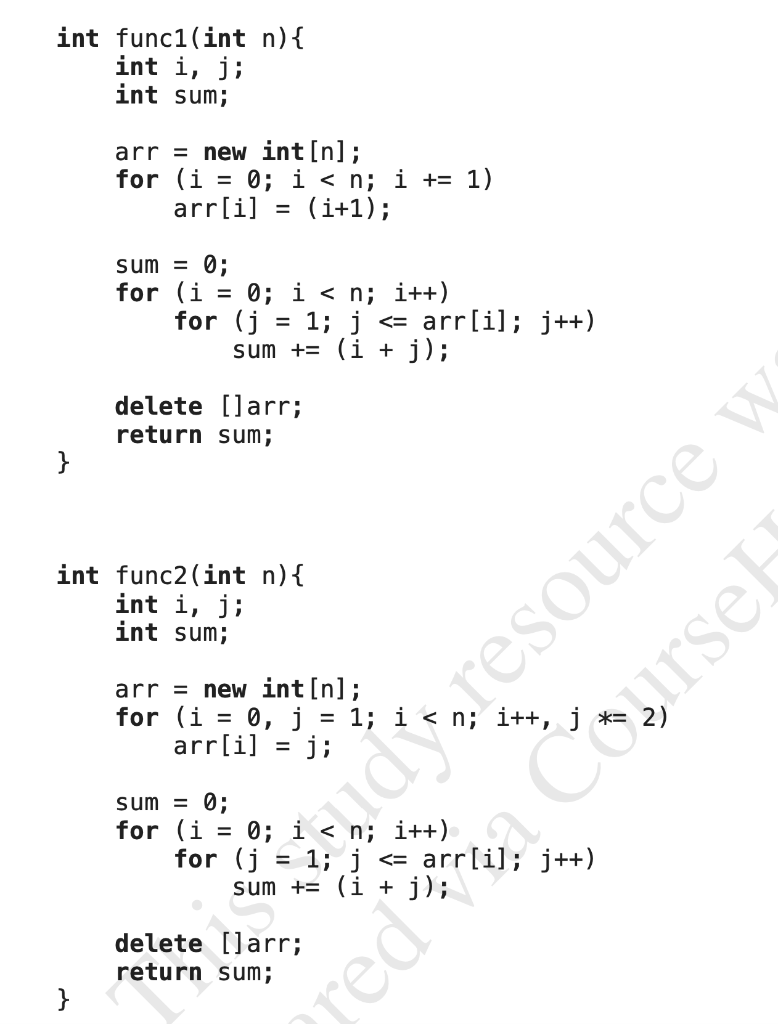 Solved Question 4 (14 points) Analyze its running time of | Chegg.com