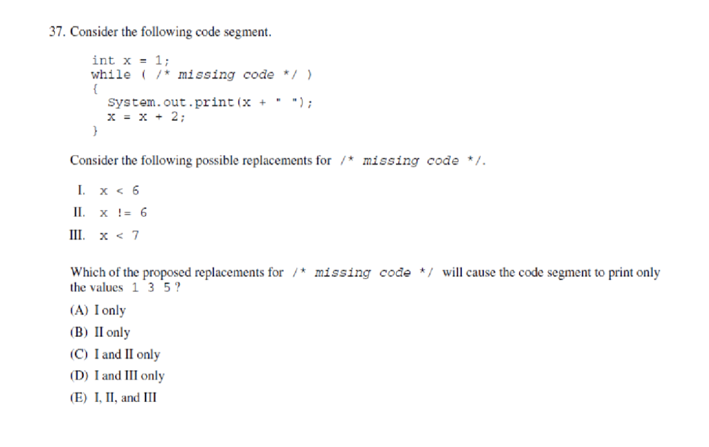Solved Consider The Following Code Segment Int Num2574 Int Chegg